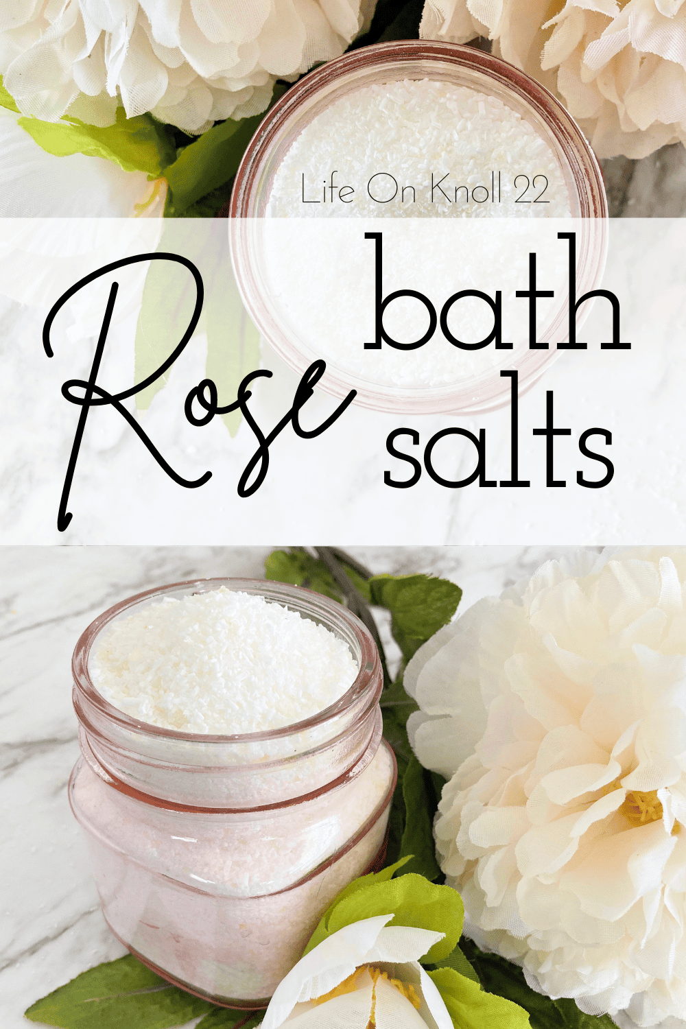 Rose Bath Salts Recipe - Life On Knoll 22