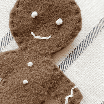 Felt Gingerbread Man Pattern - Life On Knoll 22